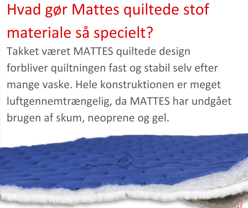 Hvordan er mattes stof underlag opbygget? - Dansk Rideudstyr