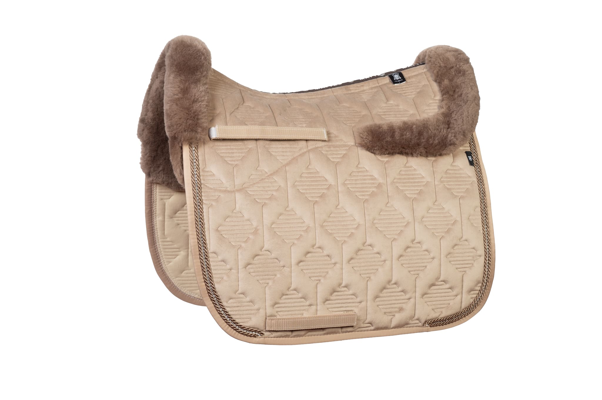 Mattes Crystal Velvet Dressur Underlag Walnut | Dansk Rideudstyr